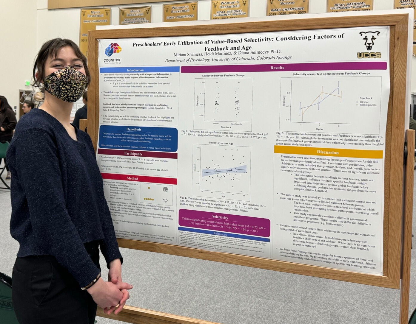 Student Researchers present at CSURF 2024 | Cognitive Development Lab